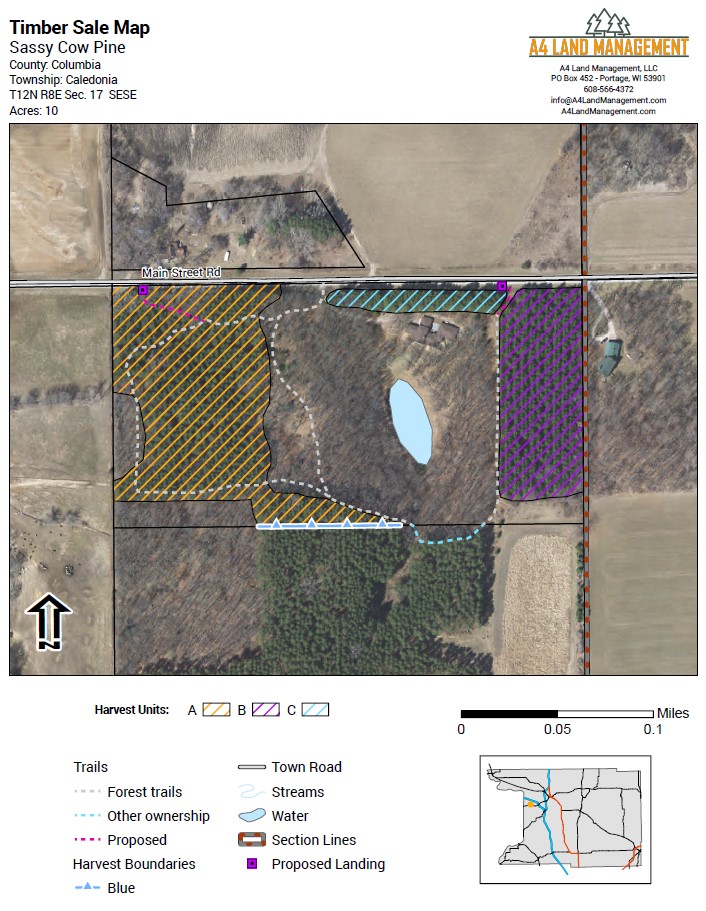 Timber Sales – A4 Land Management, LLC
